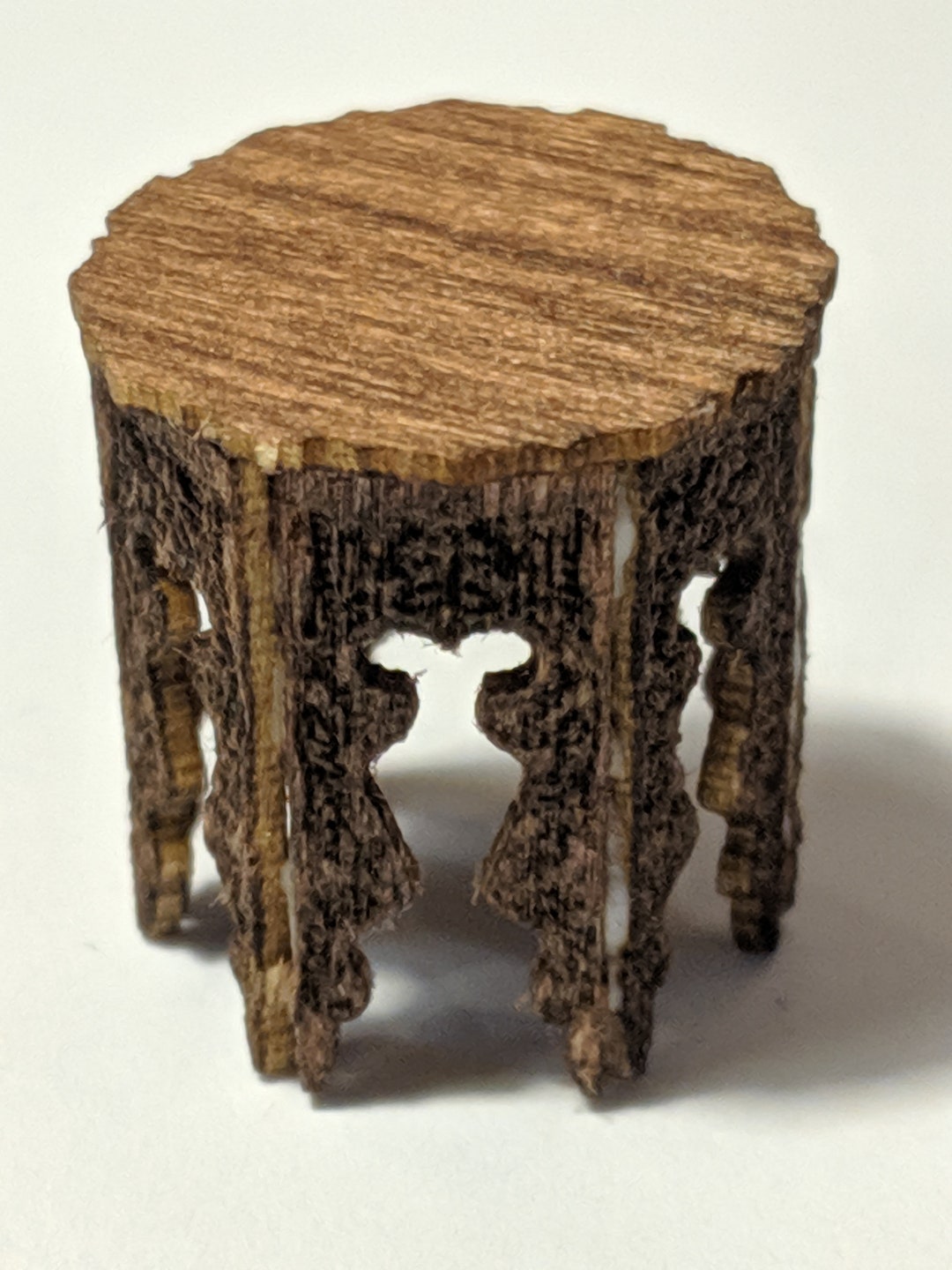 Quarter Inch Carved Hexagonal Table - Etsy