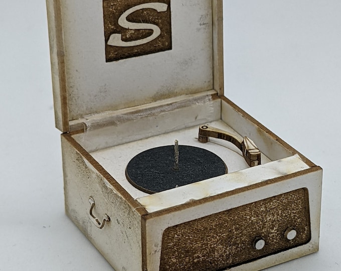 1" Scale Square Portable Record Player Kit - Etsy