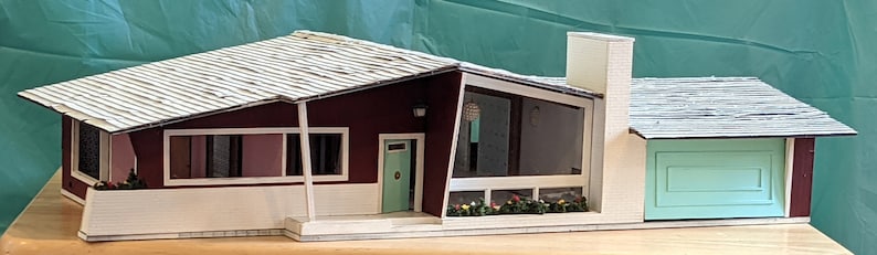 Quarter Inch 1950s Ranch House Kit - Etsy