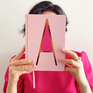 Monogram Notebook I Initial Notebook Personalised Luxury - Etsy UK