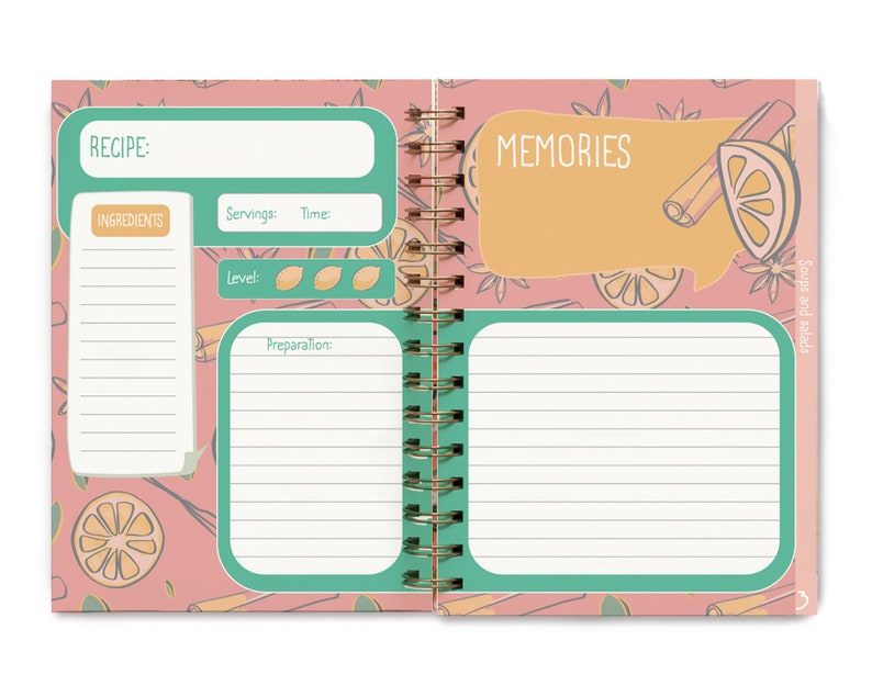 Recipe Book Family Recipe Book Recipe Notebook Recipe - Etsy UK