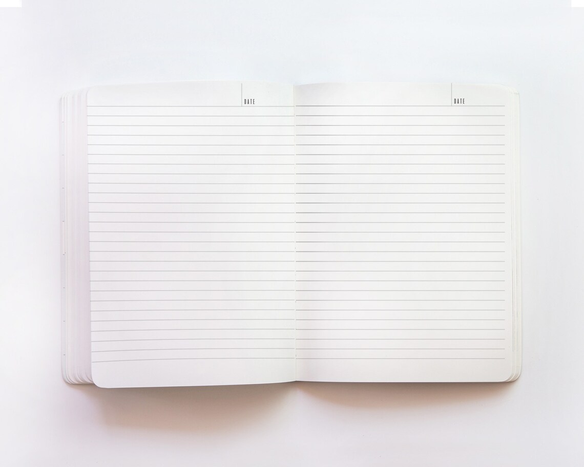 Monogram Notebook I Initial Notebook Personalised Luxury - Etsy UK