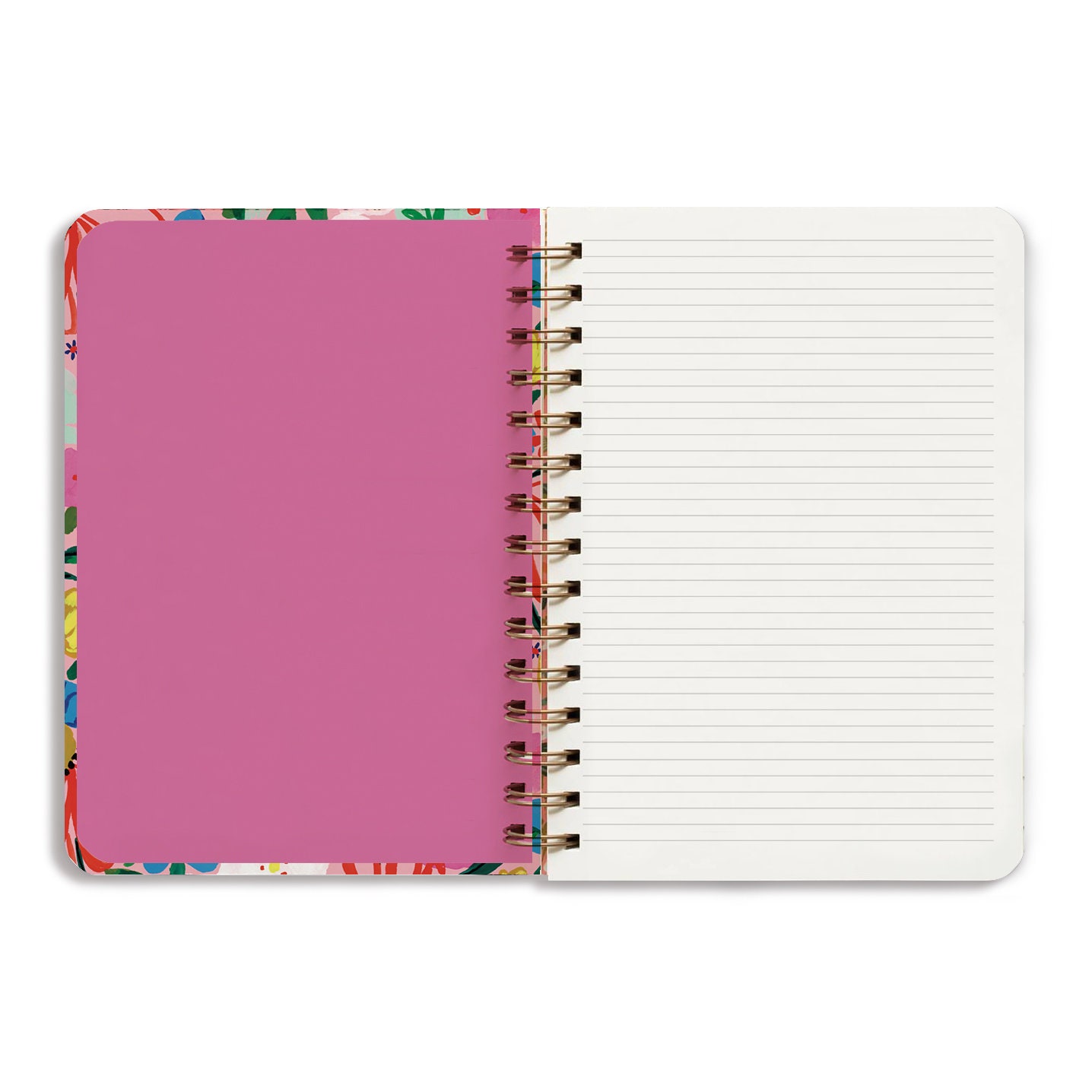 Pink Floral Notebook Lined Hardcover Notebook Spiral - Etsy UK