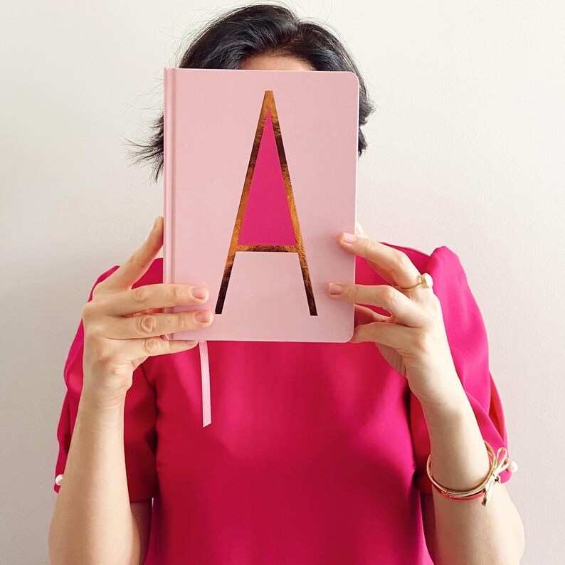 Monogram Notebook I Initial Notebook Personalised Luxury - Etsy UK