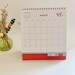 Minimalist Desk Calendar 3 Pages of Planner Stickers Desk - Etsy UK