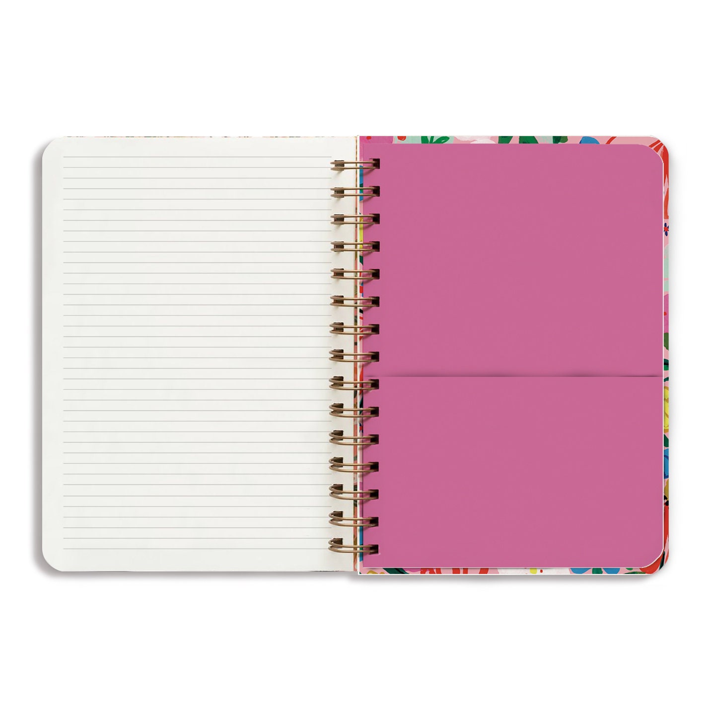 Pink Floral Notebook Lined Hardcover Notebook Spiral - Etsy UK