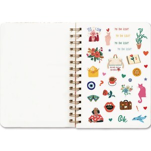 Polka Dot Weekly Planner, Pink Polka Dot Undated Planner, Pink Weekly ...