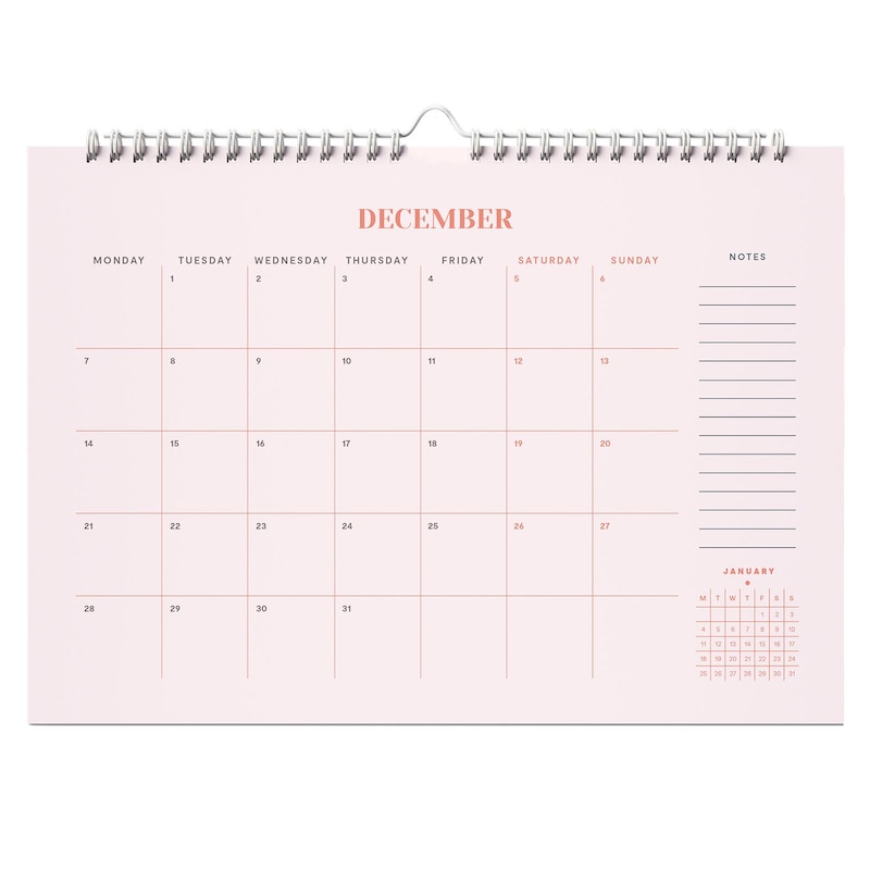 Pink A4 3 Ring Planner - Etsy UK