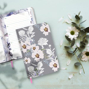 One Line A Day – 5 Year Journal, Flowery 5 Year Diary, 5 Year Diary ...