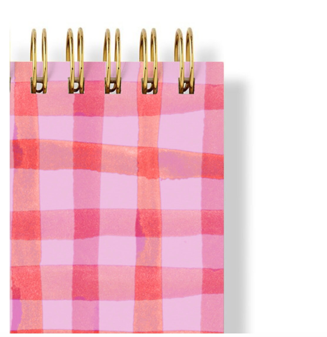 CHECKERED SPIRAL NOTEPAD Hardcover Spiral - Etsy