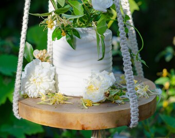 Macrame Plant Tray - Etsy