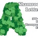 St Patrick's Day Letters Shamrock Letters Lucky Letters PNG Alphabet ...