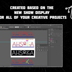 Ahsoka SVG and Digital Files - Now Including SVG Canva Template, PNG ...