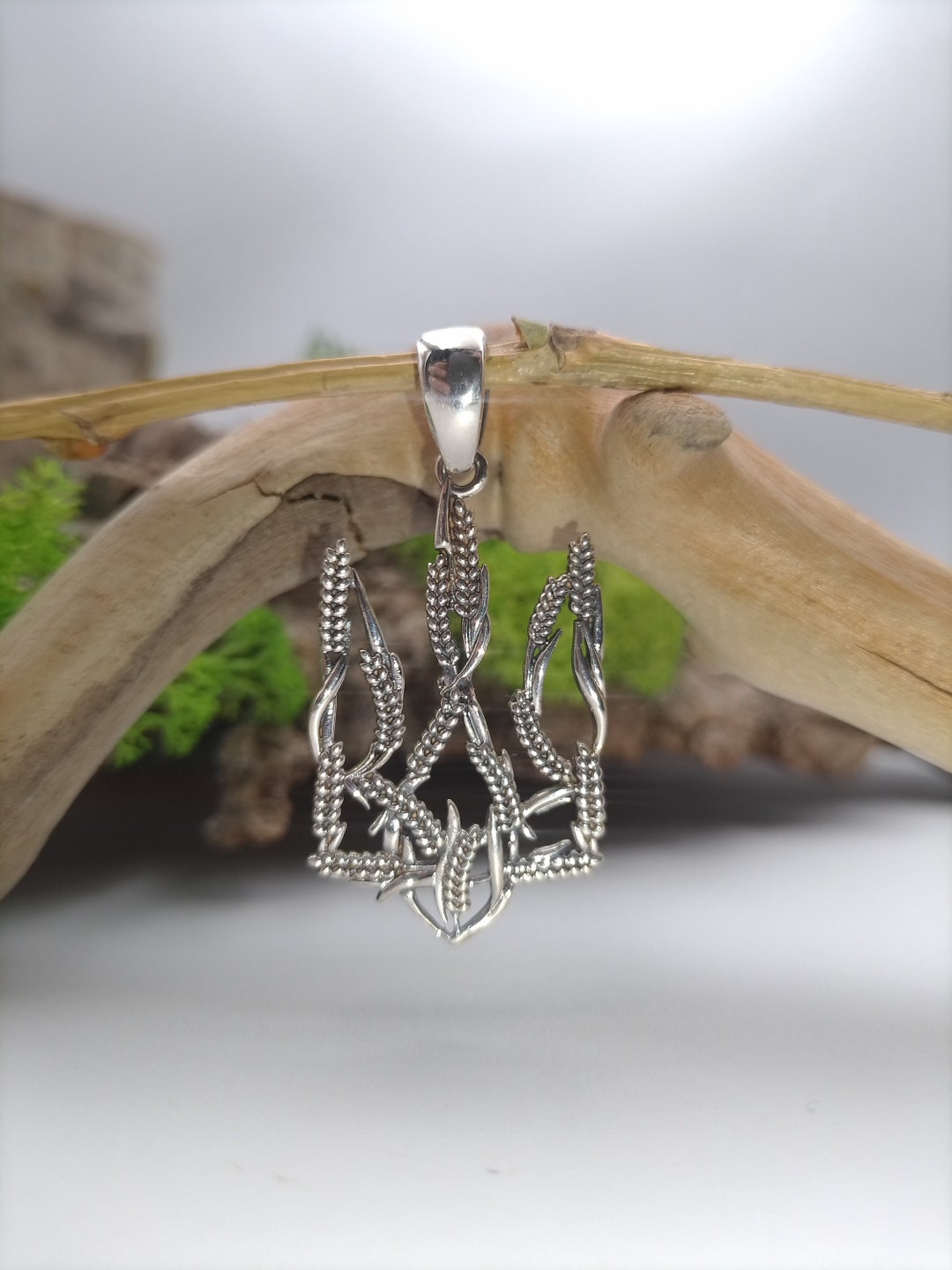 Ukraine Pendant.ukrainian Tryzub Symbol of Independent.made in Ukraine ...