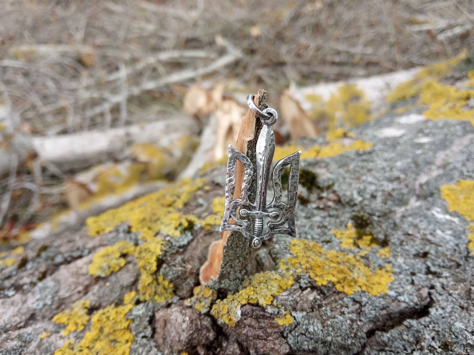 Ukraine Pendant.ukrainian Tryzub Symbol of Independent.made in | Etsy
