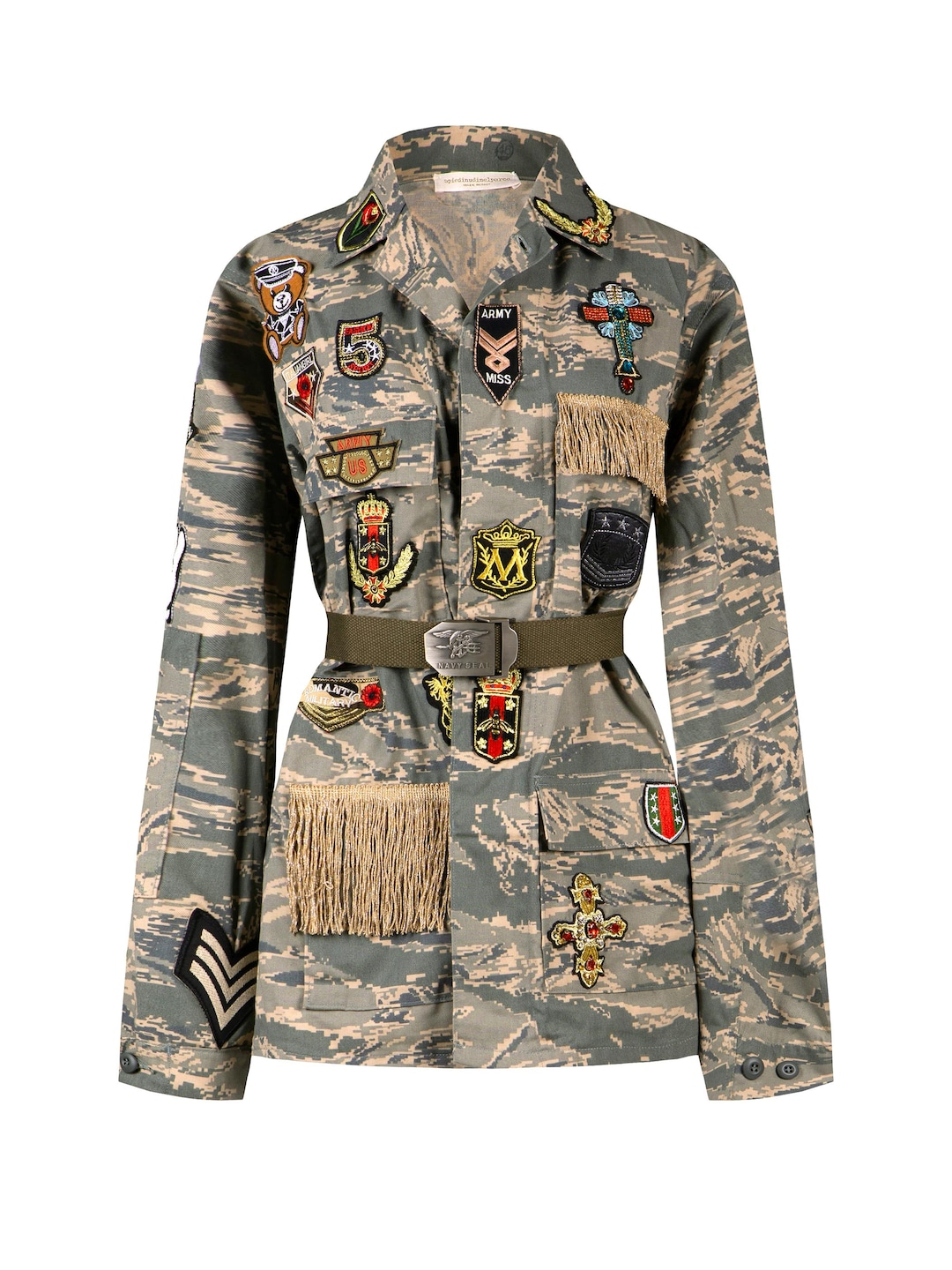 Women's Glam Military Jacket USA Air Force Aviation - One-of-a-kind ...