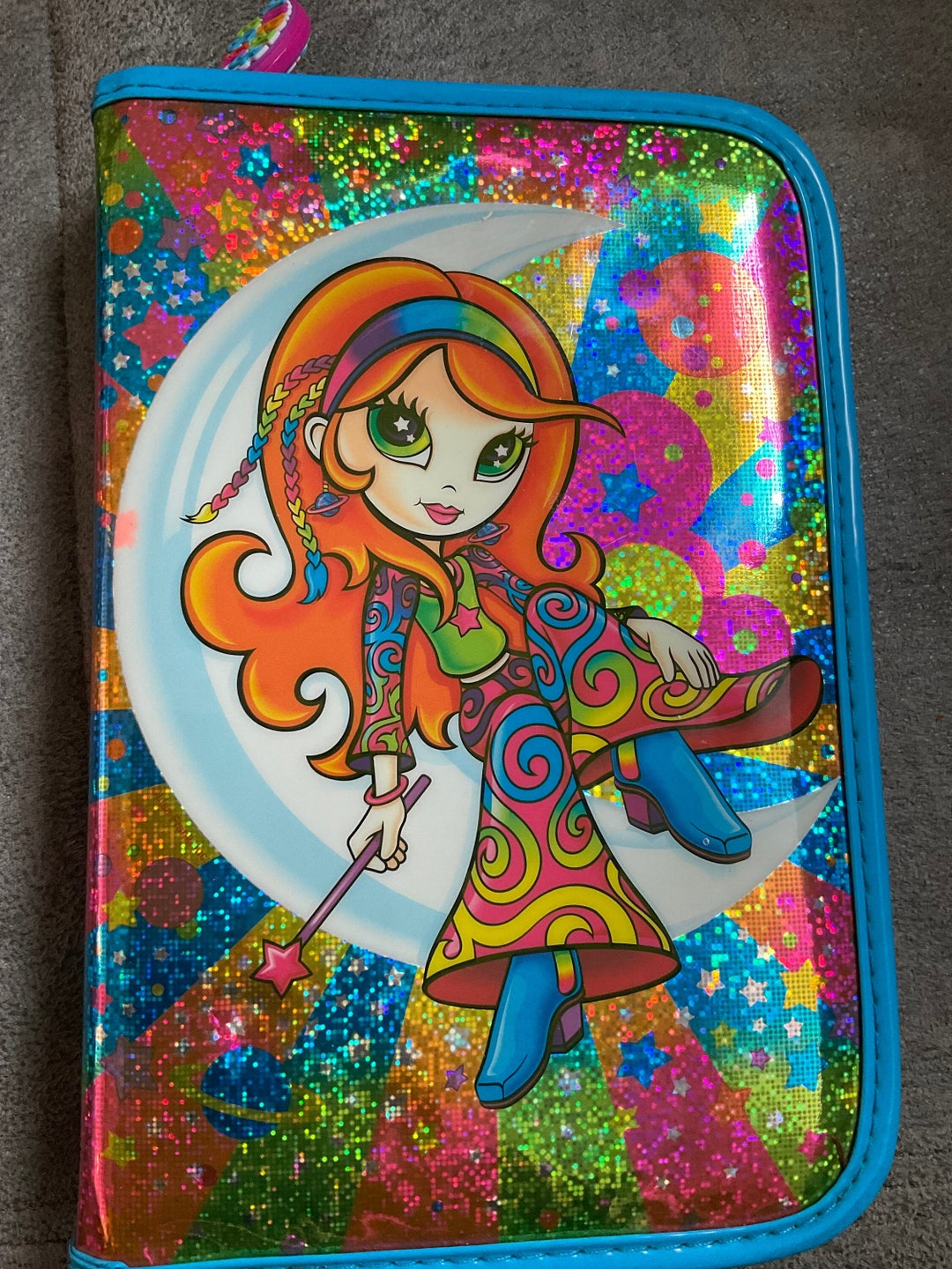Vintage Lisa Frank Moon Girl Planner Hippie Etsy