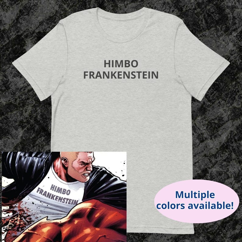 Venom Eddie Brock himbo Frankenstein Unisex T-shirt Marvel Comics SSU ...