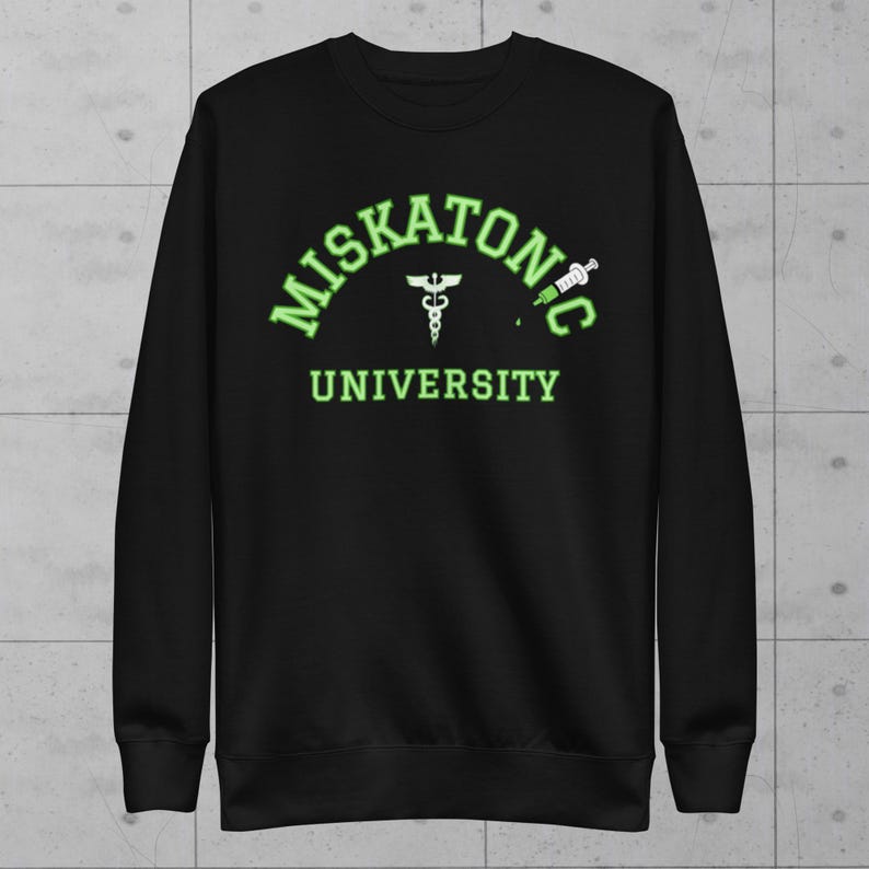 Miskatonic University Re-animator Unisex Sweatshirt Multiple Color ...