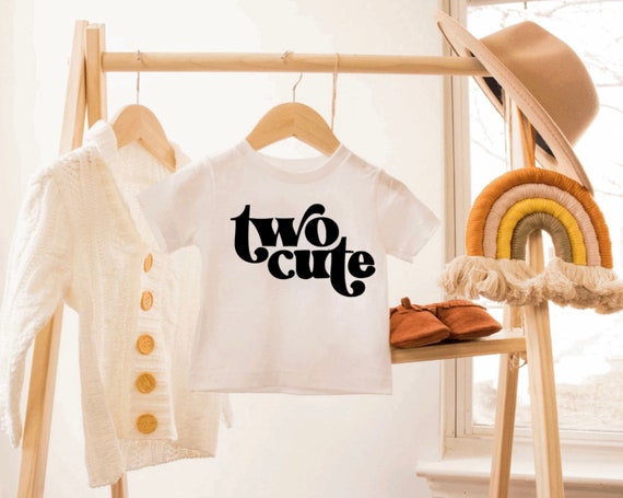 Two Cute Shirt / Two Cute Birthday Outfit / Two Cute Birthday - Etsy