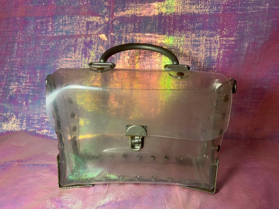 vintage top handle purse - Gem