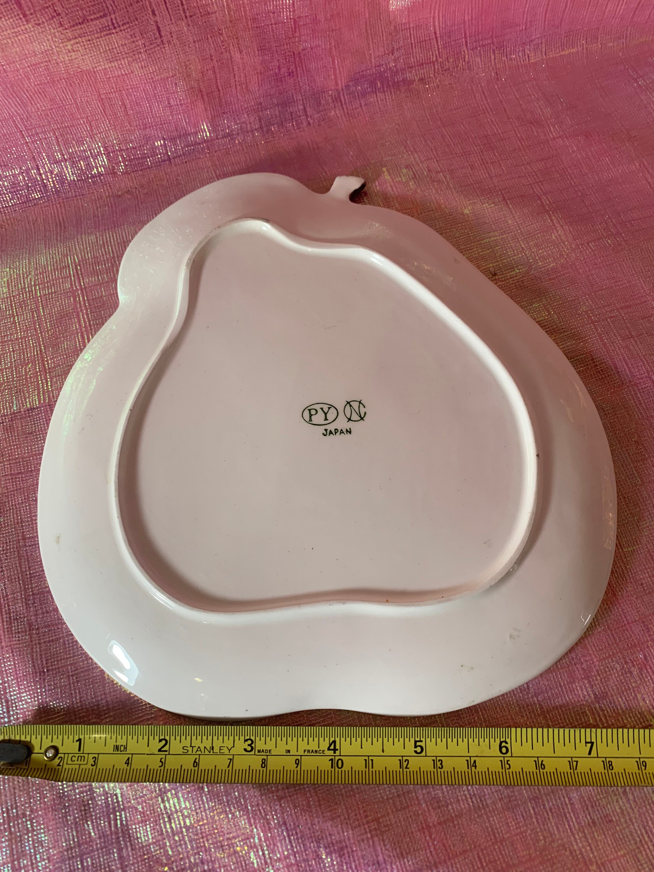 Vintage py japan anthropomorphic pear plate | Etsy