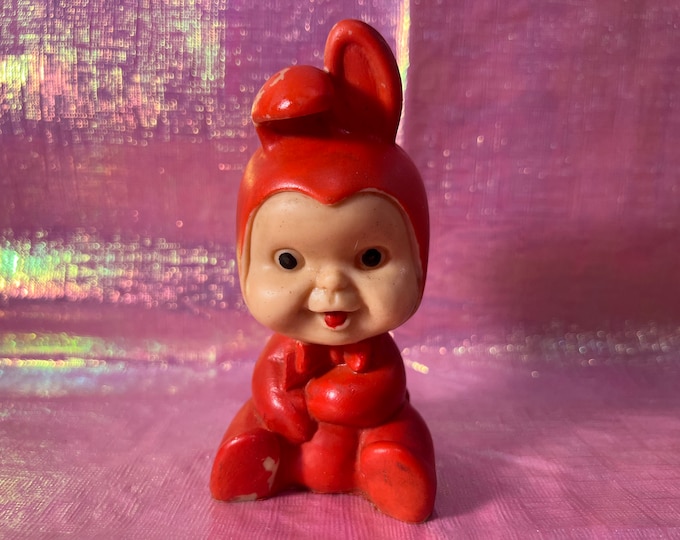 Vintage Rubber Bunny Rabbit Kid - Etsy