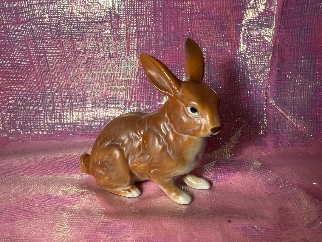 Vintage Lefton Bunny Rabbit Figurine - Etsy