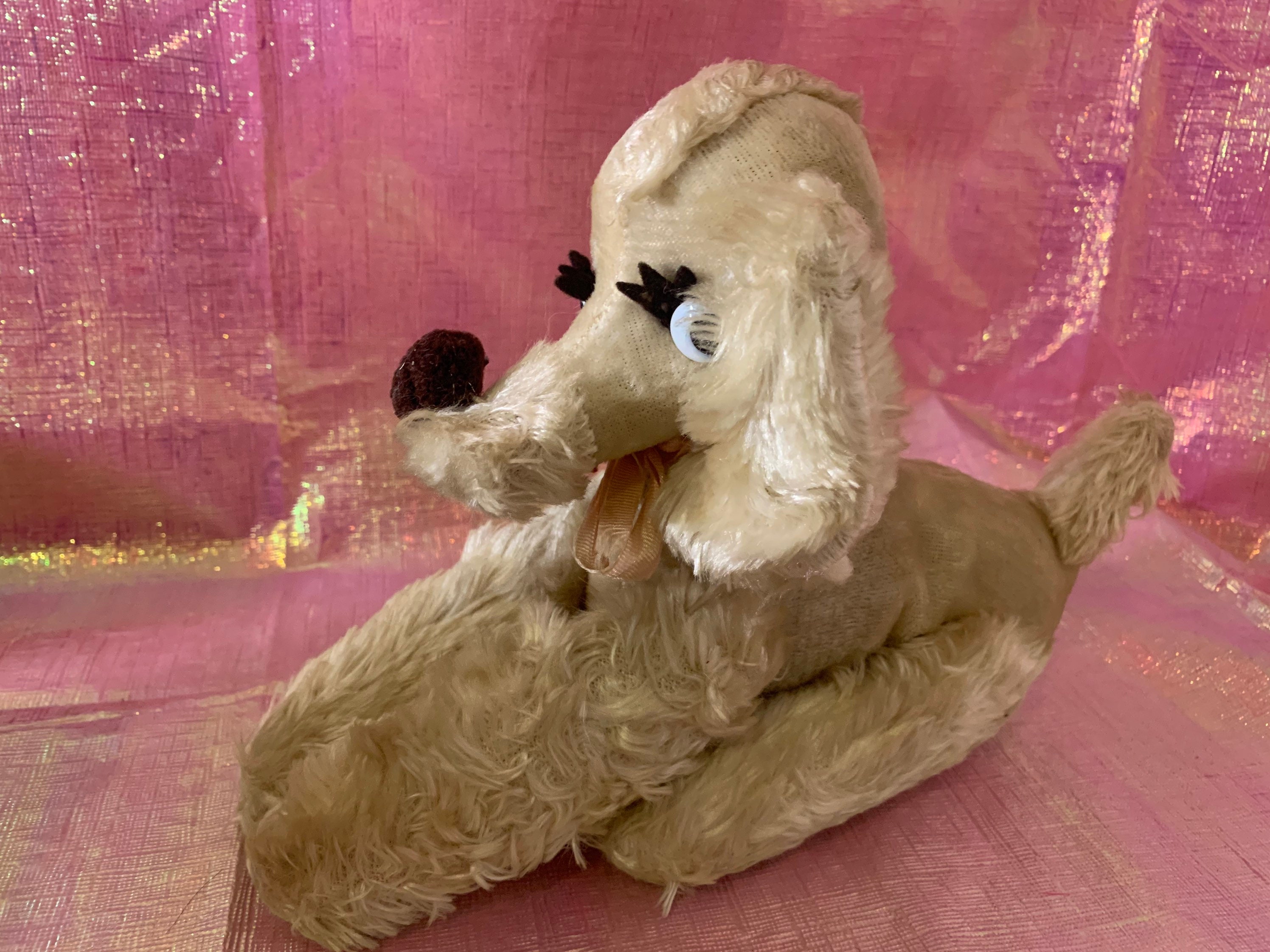 Vintage stuffed poodle