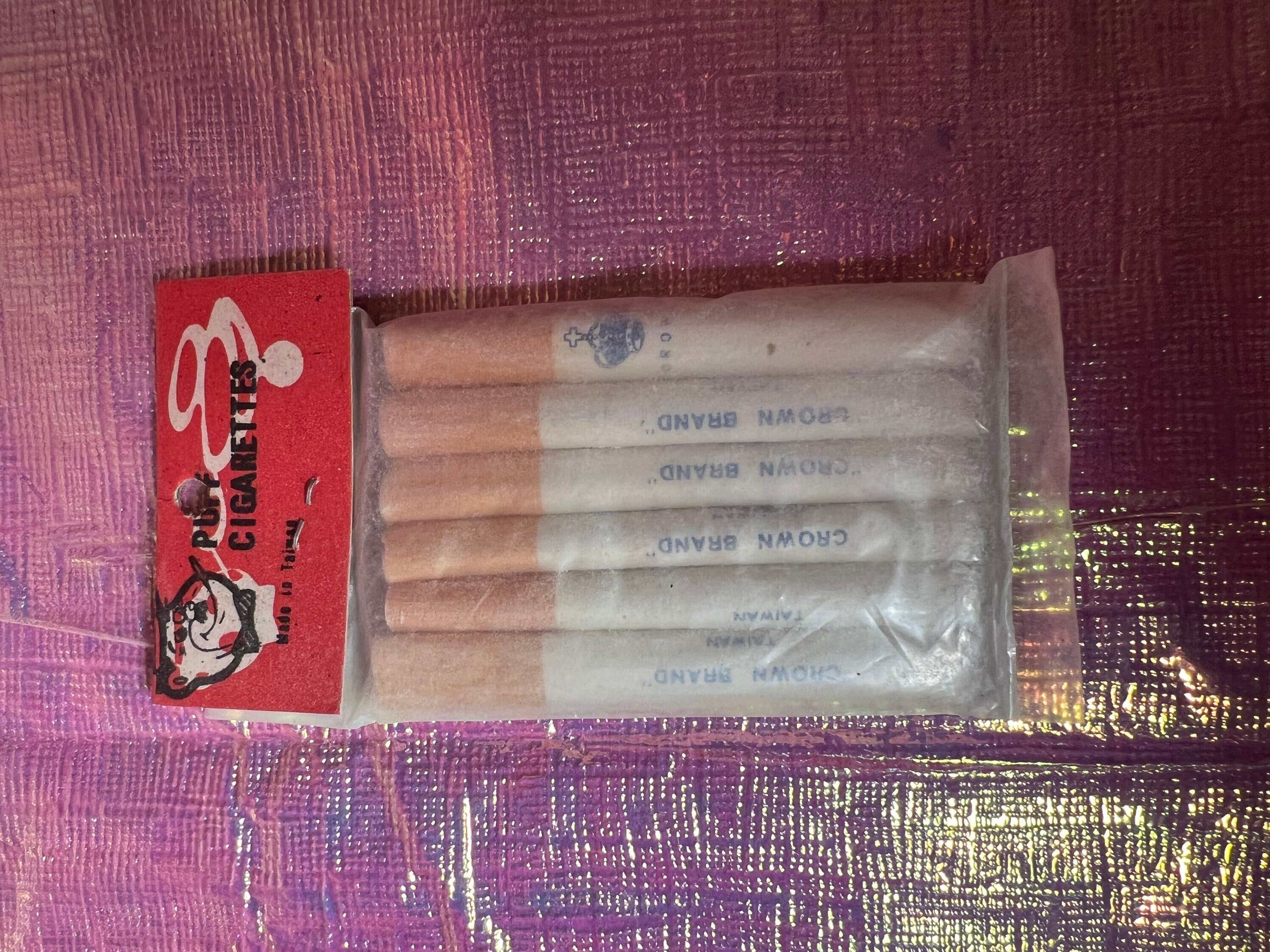 Vintage Toy Cigarettes New Old Stock