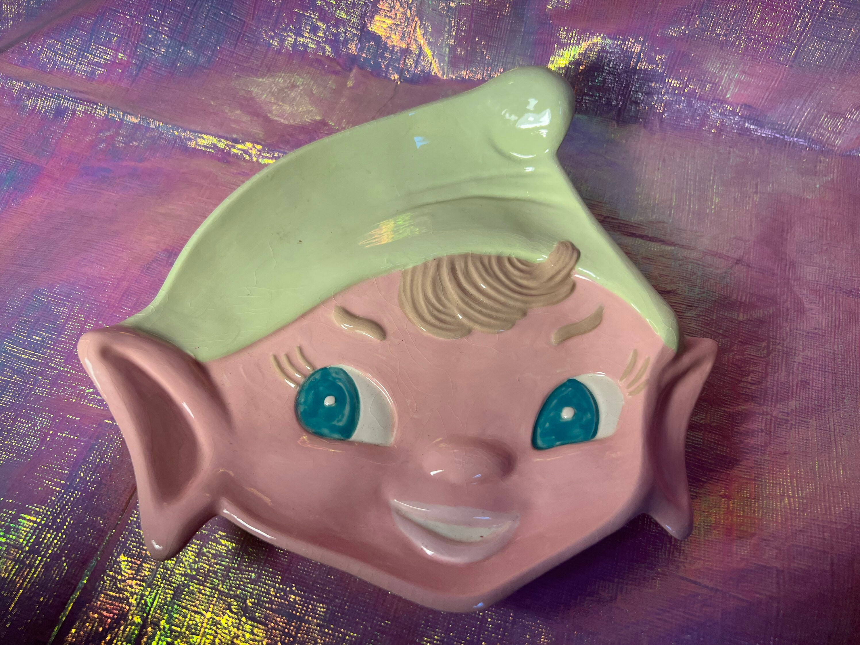 Vintage Hobbyist Elf Plate - Etsy