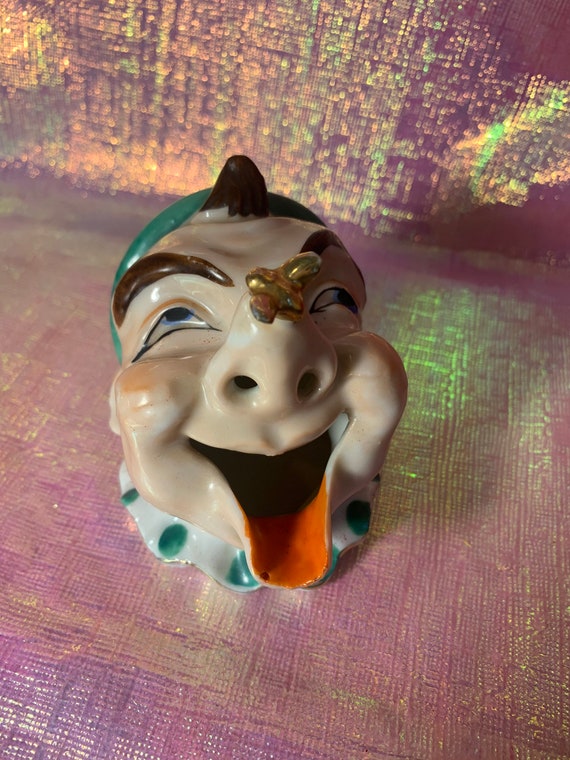 Vintage Jester With Bug Ashtray | Etsy