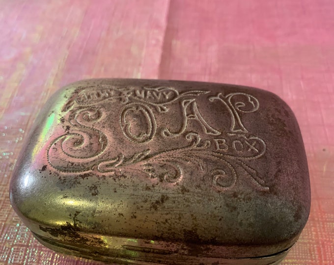 Antique Army Navy Soap Box - Etsy