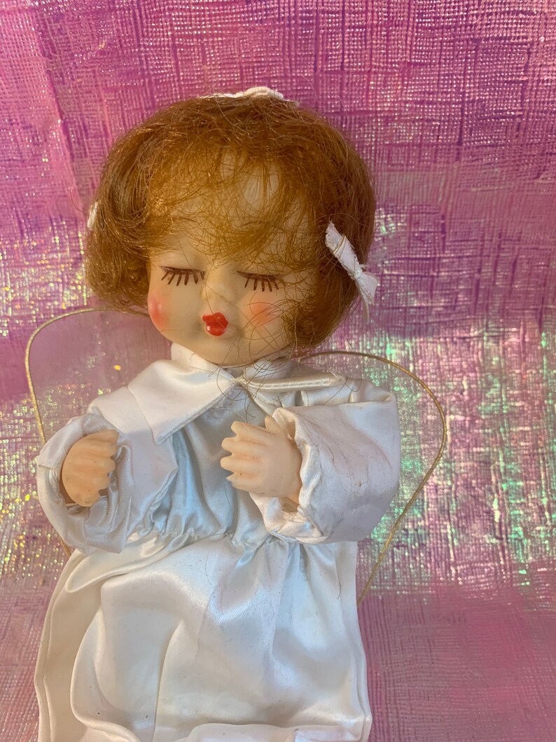 Unique Vintage Rubber Face Pose Angel - Etsy