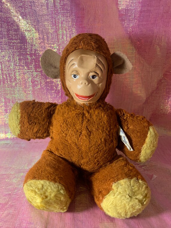 Vintage gund stuffed monkey | Etsy