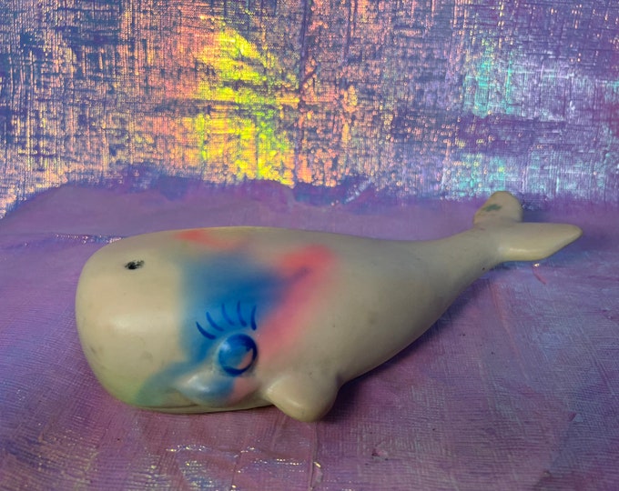 Vintage Rubber Whale - Etsy