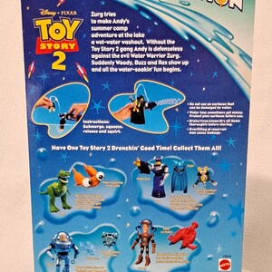 Very Rare New Vintage 2000 MATTEL Aqua Action Disney Pixar Toy Story 2 ...