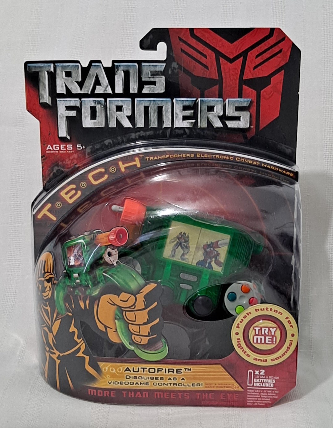 New Retired 2007 Authen Hasbro TECH Transformers Electronic Combat ...