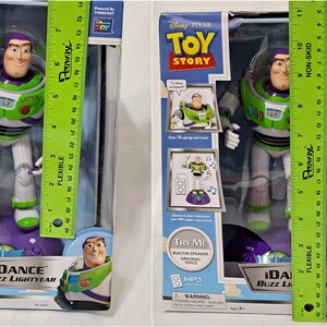 Retired New Disney Pixar Thinkway Toys Toy Story Talking Idance Buzz ...
