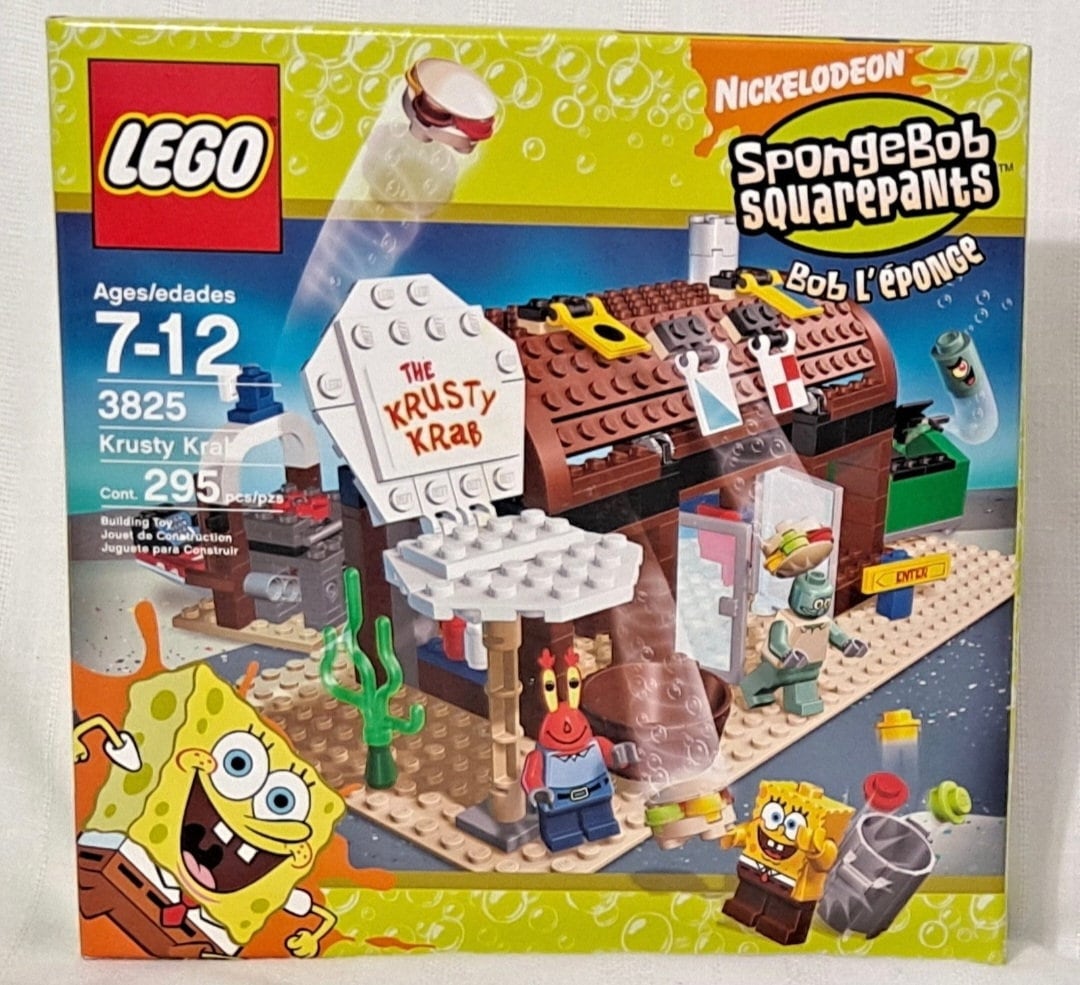 NEW Sealed Nickelodeon Lego 3825 the Krusty Krab Spongebob Mr - Etsy