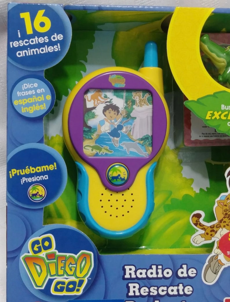 New Retired Fisher Price GO DIEGO GO Rescue Radio Spanish Version Nick ...