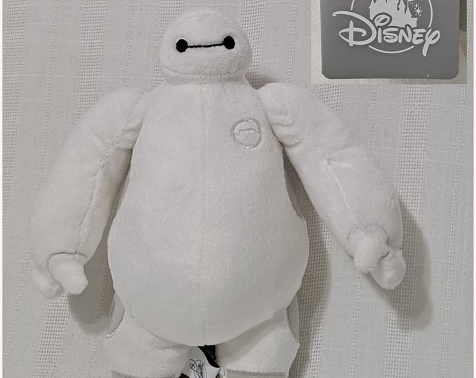 New Walt Disney World Park Resort Big Hero 6 Baymax Beanbag Plush Doll ...