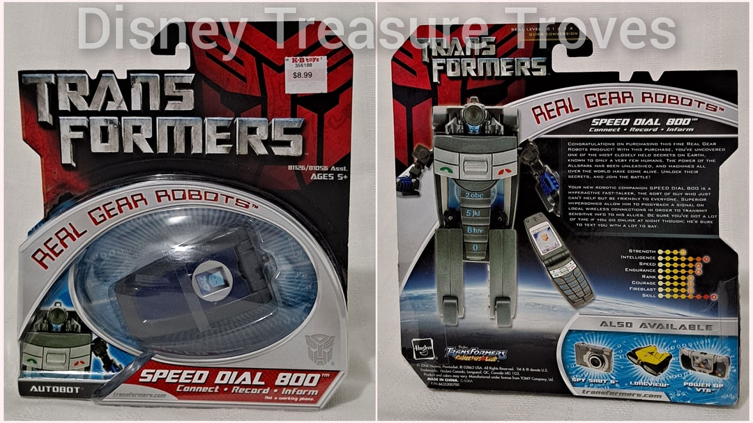 New Retired 2007 Original Hasbro Transformers Real Gear Robots speed ...