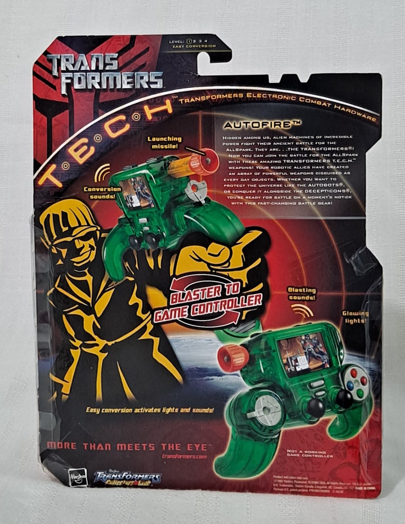New Retired 2007 Authen Hasbro TECH Transformers Electronic Combat ...