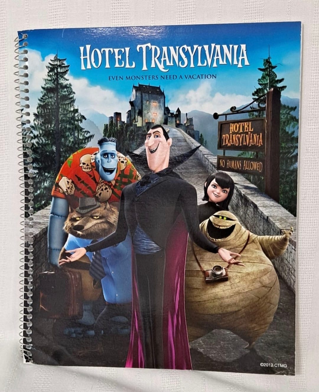 New 2012 Promo Hotel Transylvania Movie Promotional Spiral Notebook and ...