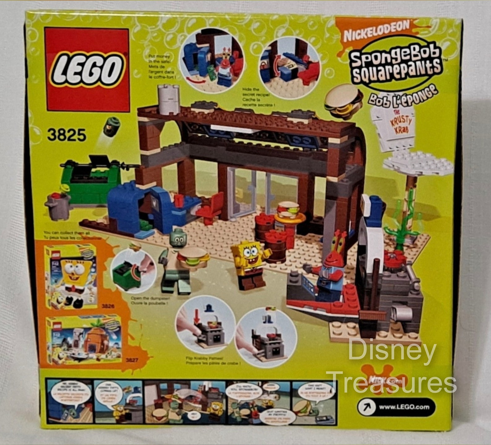 NEW Sealed Nickelodeon Lego 3825 the Krusty Krab Spongebob Mr - Etsy