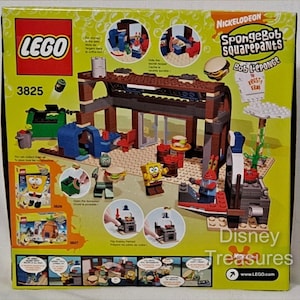 NEW Sealed Nickelodeon Lego 3825 the Krusty Krab Spongebob Mr Krabs ...