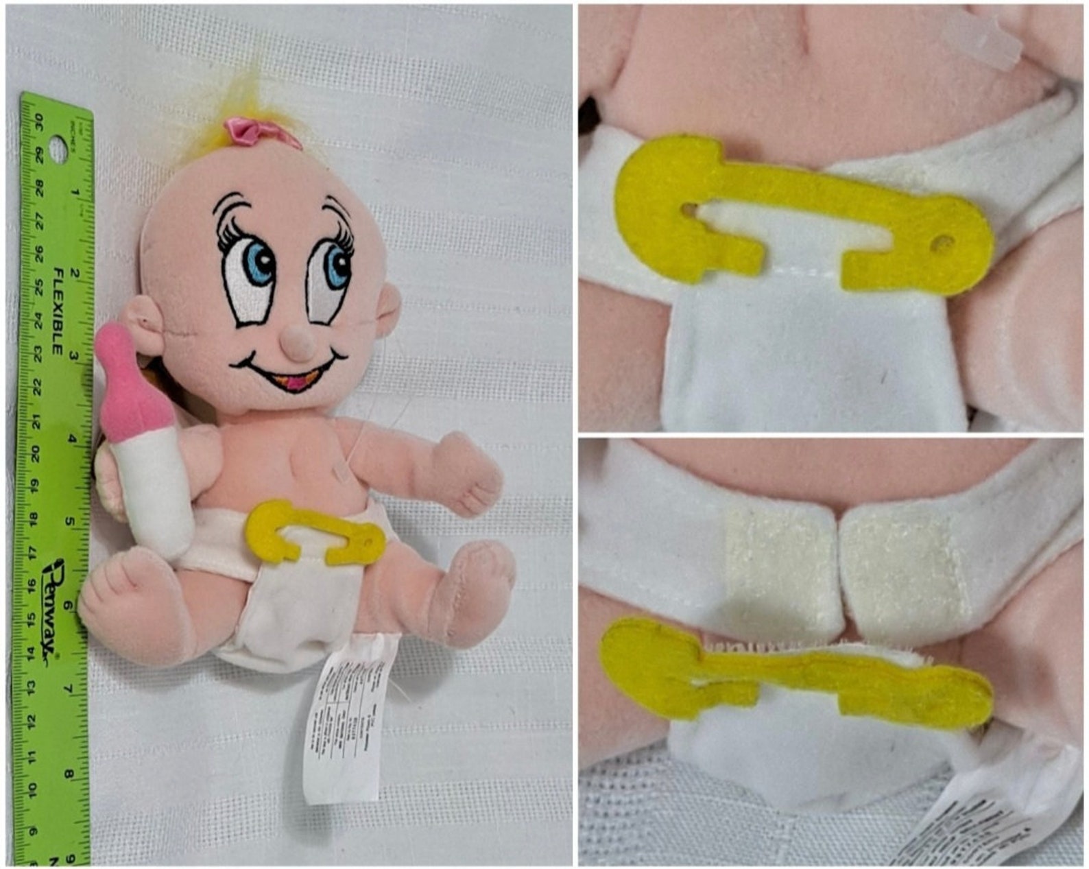 Disney Who Framed Roger Rabbit Movie Baby Herman Benny the Cab Plush ...