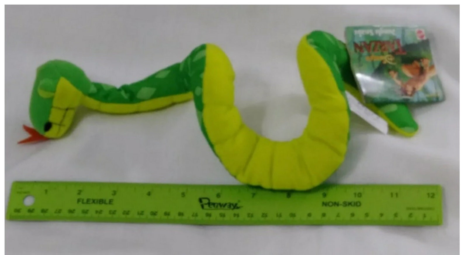 New Disney Tarzan Mattel Jungle Snake or Baby Flynt Plush Bean Bag Doll ...