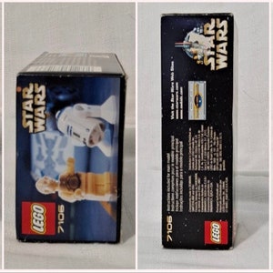 New Factory Sealed Retired Vintage Star Wars Lego 7106 Droid Escape Pod ...